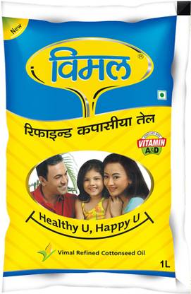 vimal Cottonseed Oil Pouch Price in India - Buy vimal Cottonseed Oil ...