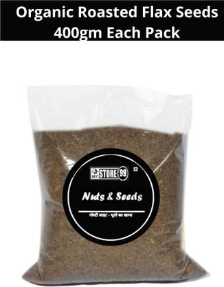 indostore99 Organic Roasted Flax Seed For Eating Edible flex seed for ...