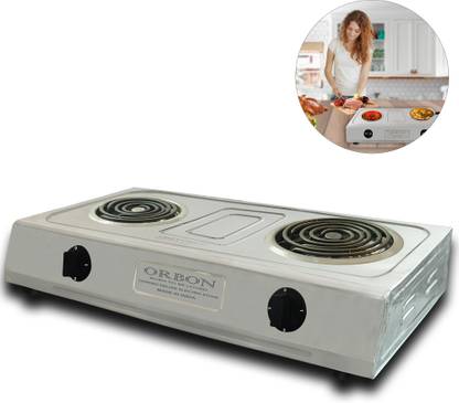 Orbon Double Heavy Stainless Steel 1250 Watt + 2000 Watt Electric G ...