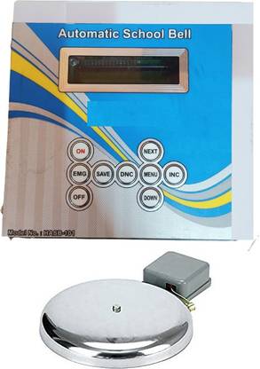 MME Best Programming Automatic School Bell System With School Bell/Gong ...