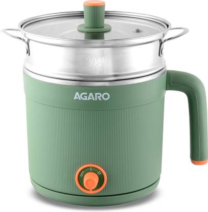 AGARO Regency Multi Cook Kettle With Steamer, 1.2L Inner Pot, Double ...