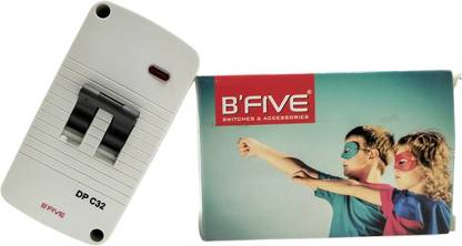 b'five 32A Electric Home Safe Mini MCB with Enclosure PVC Plastic Base ...
