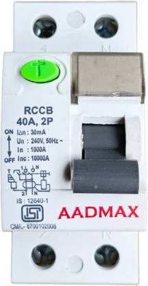 sudarshan Single Phase RCCB 40A, DP, 2Pole 30mA MCB Price in India ...