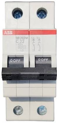 ABB MCB 32 AMP DUAL POLE DP C32 SB202M-C32 MCB Price in India - Buy ABB MCB 32 AMP DUAL POLE DP ...