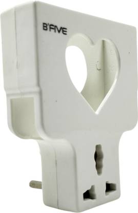 b'five Mobile Holder With Universal Three Pin Socket Plug Holder Stand ...