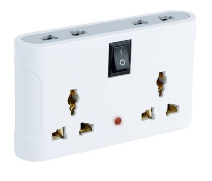 hindya 4 way multi plug Three Pin Plug Price in India - Buy hindya 4 ...