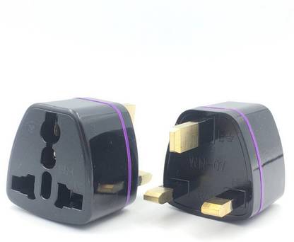WOWSOME 3 Flat Pin Type G Travel Adapter Convert (India) and (Aus, New ...