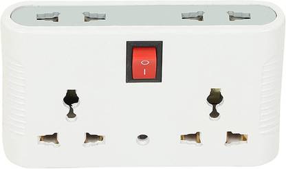 homeberry 4 MultiPlug with Individual Switches, LED Indicators and Fuse ...