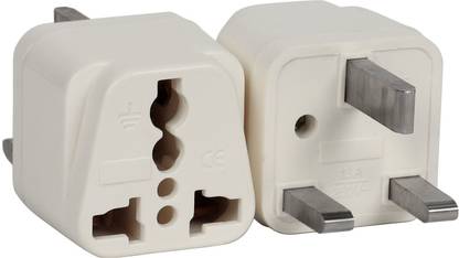 NEXT GEEK 2 Pack Travel Adapter Type G for UK, UAE, Saudi, Singapore ...