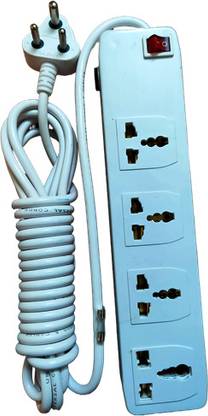 Electro star 4 WAY HEAVY DUTY EXTENSION BOARD 3 CORE WIRE 6 A Three Pin ...