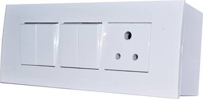 ANCHOR Penta 6 Modular Switch Board ( 4 switch, 1 Three pin socket ...