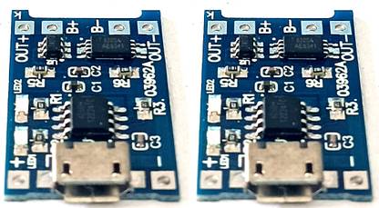 Steko (2 Pieces) 03962A Micro USB V8 PCB Lithium Battery Charging Board ...