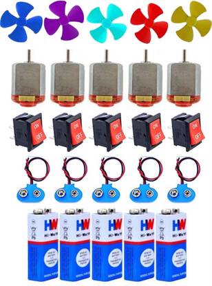 Technix School Science Project Dc Motor kit with more than 25 loose ...
