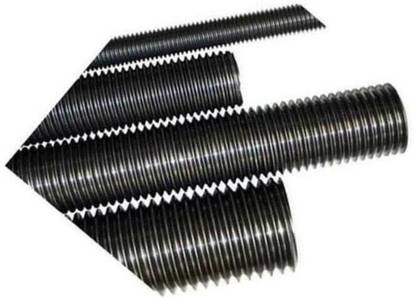 INVENTO 8pcs SS304 Stainless Steel Threaded Rod M4 4mm OD 100mm Long ...