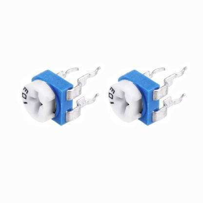NIHAKA Spices 10k Vertical PCB Preset Variable Resistor Pack of 2 Power ...