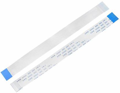 SLVC 26 Pin 0.5mm Pitch 100mm Length FFC Cable 80C 60V Flexible flat cable,Pack Of 1 Electronic ...