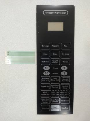 WHITEFLIP Microwave Oven Membrane Keypad Touchpad For Microwave Model ...