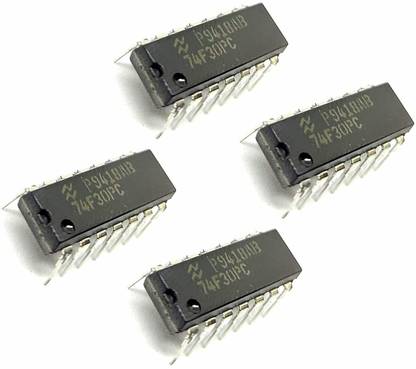 INVENTO 4Pcs 74HCT30N 74F30PC 7430 IC Logic Gate NAND Gate, HCT Family Automotive Electronic ...