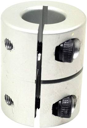 INVENTO 1Pcs 5x10mm Motor Jaw Shaft Coupler Aluminum 5mm to10mm Rigid ...