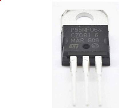 Ihc 5506/P55NF06 50A 60V N-CHANNEL POWER MOSFET TRANSISTOR TO-220(PACK OF 1) Electronic ...