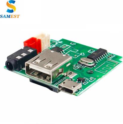 samest Speaker Board, 5V-12V Bluetooth Amplifier FM USB AUX Card ...