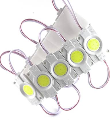 De Techlife 10 piece 12v White Coin LED Light Display Lights Electronic ...