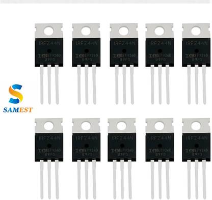 samest (Pack of 10Pc) IRFZ44N MOSFET - 55V 49A N-Channel Power MOSFET ...