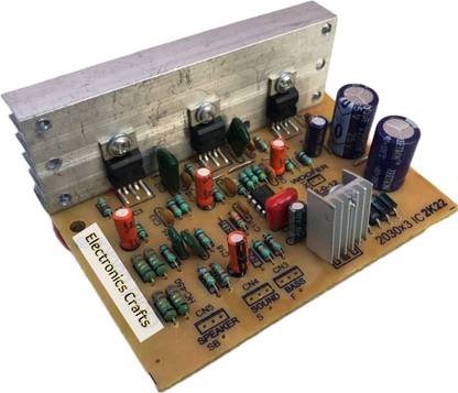 Electronics Crafts Tda 2030 ic circuit board 2.1 amplifire circuit ...