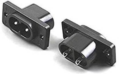Prowans 2 Pin AC Power Socket Panel Mount AC Power Plug Socket ...