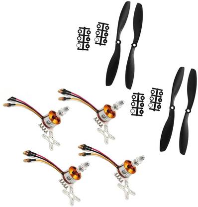 INVENTO 4Pcs 930KV BLDC Brushless Motor + 8045 8x4.5 8 inch Propeller ...
