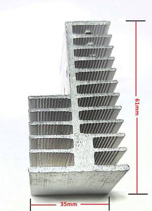 RISARYA HEAVY L-TYPE ALUMINIUM HEAT SINK FOR TRANSISTOR REGULATOR ...