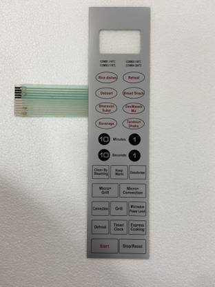 WHITEFLIP Microwave Oven Membrane Keypad Touchpad For Microwave Model ...