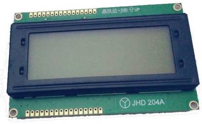 ECOELECTRONICS 20 x 4 (JHD204A) Green color DC 5V Character LCD display ...