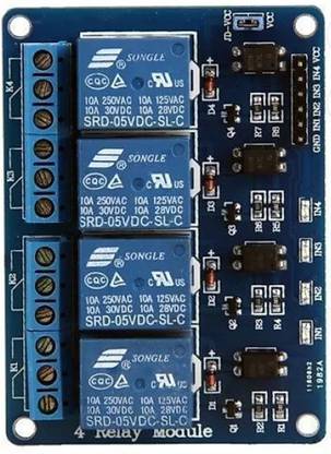 VIRIMA 4 channel 5v relay module for Arduino nano and Arduino mega ...