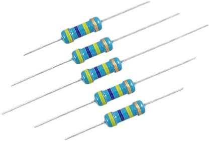 INVENTO 100Pcs 470KOhm Carbon Film Resistor 1/4W Resistance 0.25Watt ...