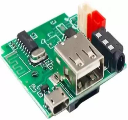 Prowans Bluetooth Amplifier 5Volt with Mic Audio Player Decoder Module ...