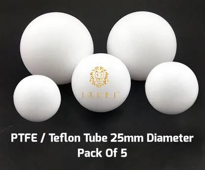 EXUBE Teflon / PTFE Ball 25mm Diameter (Pack Of 5) Electronic Components Electronic Hobby Kit ...