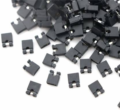 SunRobotics Jumper Cap Circuit Board Shunts 2.54mm Black 50 Pcs ...