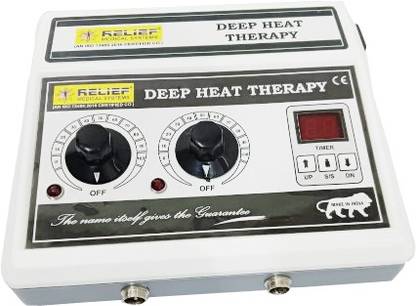 Relief Medical Systems Deep Heat 2 Channel Therapy Machine Unit Deep ...