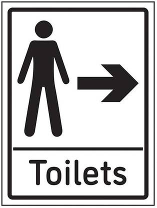 RLDigitalUnits Toilets sign board Emergency Sign Price in India - Buy ...
