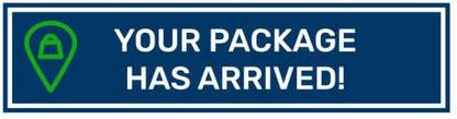 RLDigitalUnits Your Package Has Arrived Sign Board Emergency Sign Price ...
