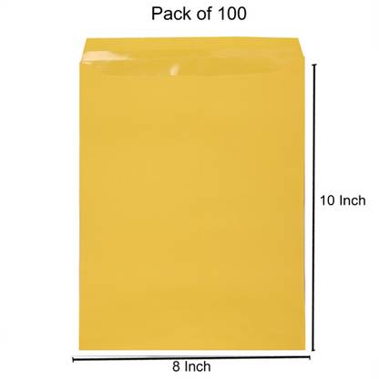 SUNPACKERS Inside Laminated Envelope Home/Office/Cheque Envelope Size ...