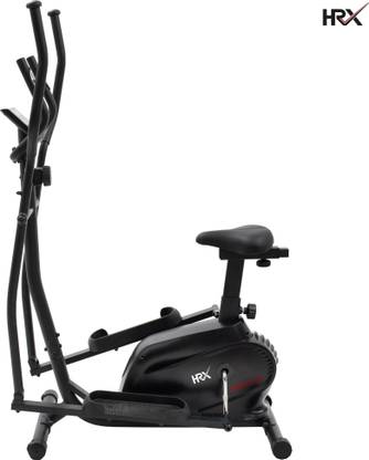HRX Ignite EB500 Elliptical Trainer for Home Gym with 3kg Flywheel, 8 ...
