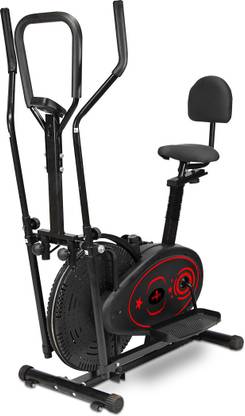 Durafit Orbit Bike With Dual Workout Movable Handles And Backrest Dual ...