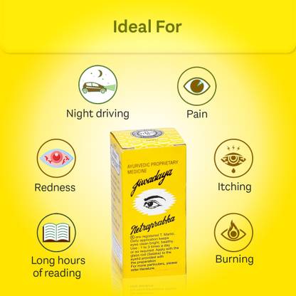 Jiwadaya Netraprabha Ayurvedic Herbal Eye Drops for Dry Eye- Eye Drops ...