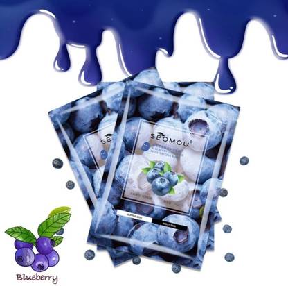 SEOMOU Moisturization & Nourishment BLUEBERRY FACE MASK PACK OF 2 ...