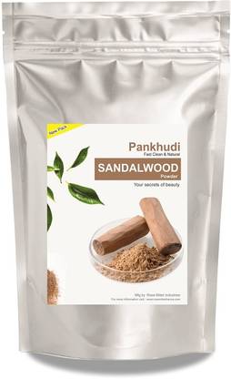 Pankhudi Sandalwood Powder 100Gm with Rose Water 100Ml - Price in India ...