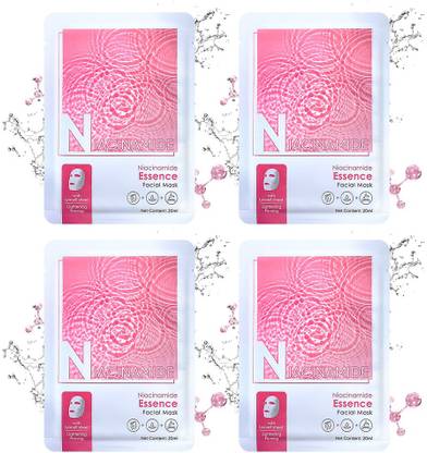 MINISO Facial Sheet Masks for Glowing Skin, Sheet Masks Combo for Skin ...