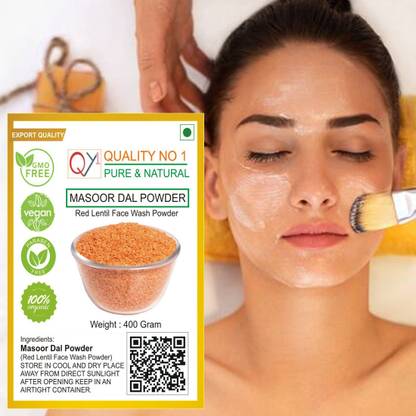 QY1 Masoor Dal Powder Face Wash (400 Gram) - Price in India, Buy QY1 ...