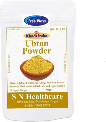 free ways Khadi India 100% Natural Ubtan Powder For Face Pack 200 Grm - Price in India, Buy free ...